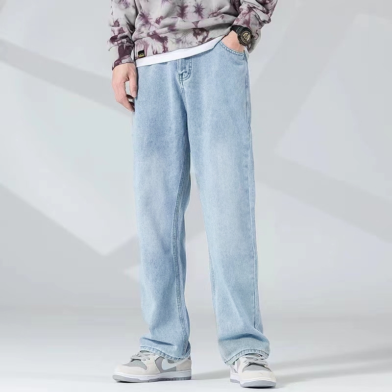 Straight cut pants for men Denim pants for men fashion jeans menswear ...