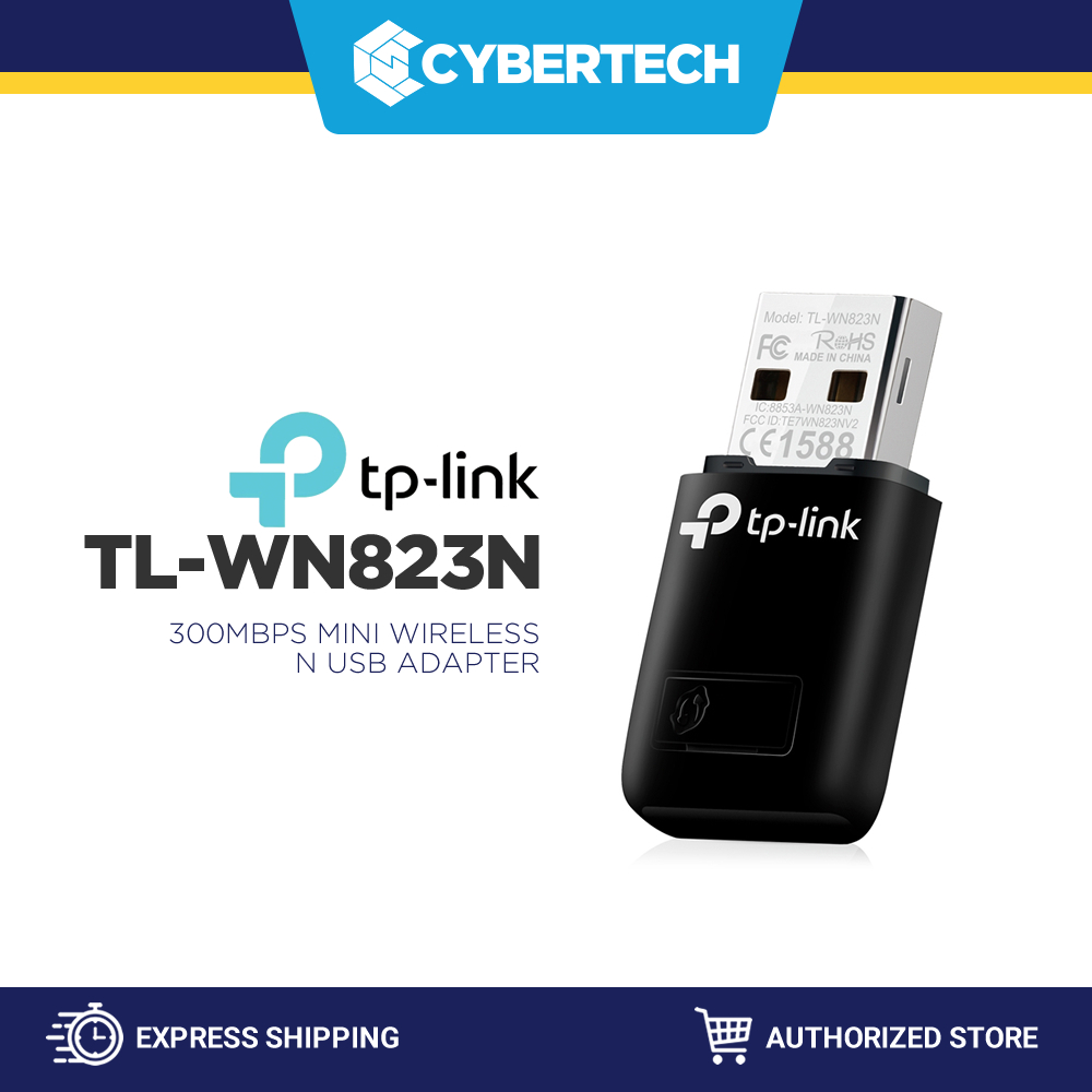 Cybertech TP-Link TL-WN823N 300Mbps Mini Wireless N USB Adapter | Shopee Philippines