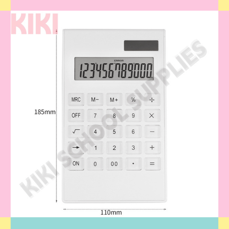 KK 12 Digit Desktop Large Display Solar & Battery Dual Power Basic ...