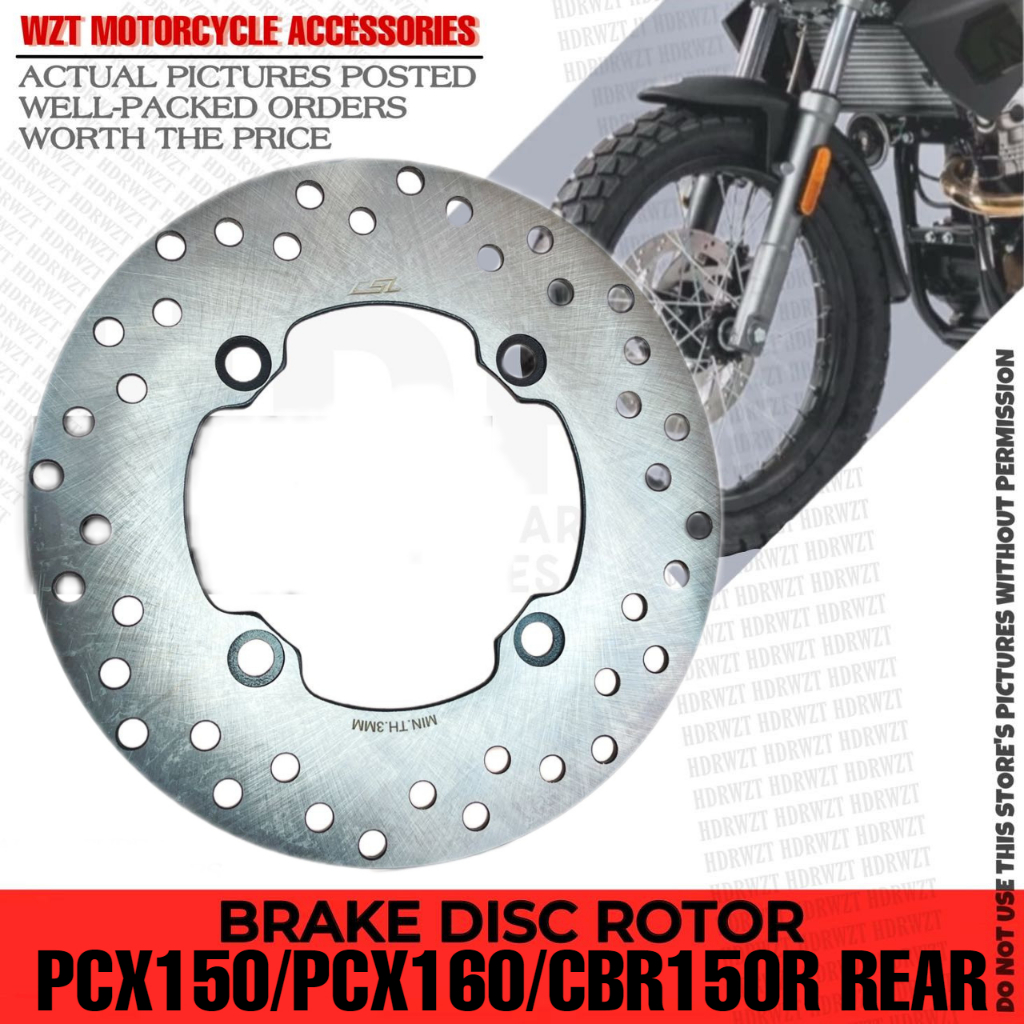 CSL Honda Pcx150 / Pcx 160 / Cbr 150R / Gtr150 ( Rear ) Stainless Steel ...