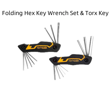 DingQi 8PCS Folding Alen Hex/Torx Key Wrench Set & Key Wrench Set Heavy ...