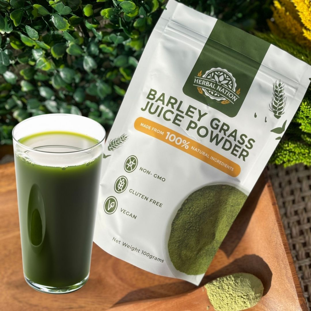 Herbal Nation BARLEY GRASS JUICE POWDER 100g | Shopee Philippines