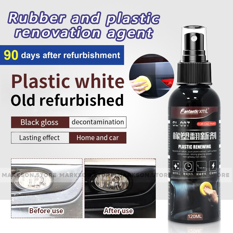 Car Plastic Restorer Rubber Plastic Renovation Agent Back To Black Gloss Polish Repair Coating ...