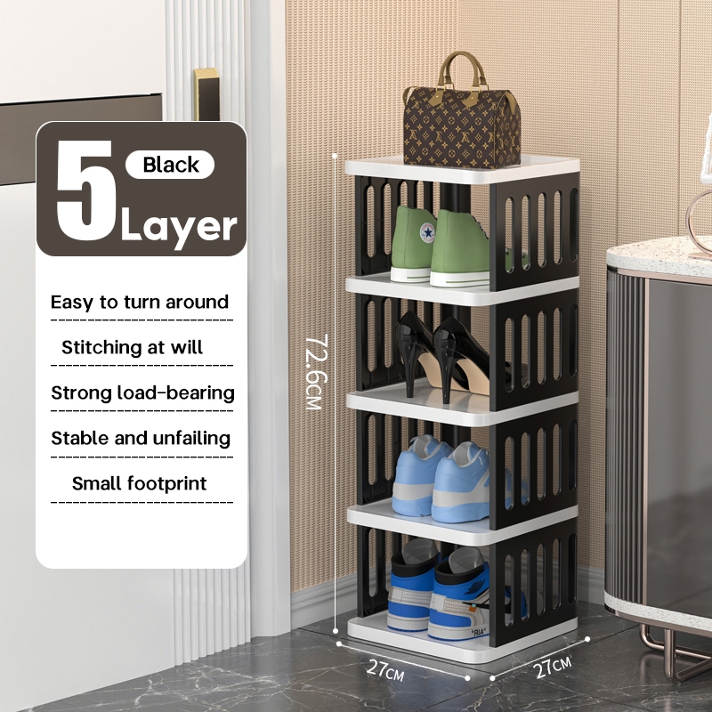 BINCOO 9 Layers Shoe Rack Organizer Stackable Shoes Storage Rack for ...