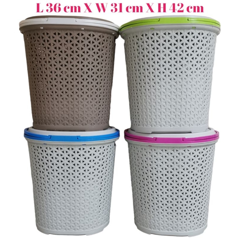 BASKET WITH OVAL COVER #1182 | Shopee Philippines