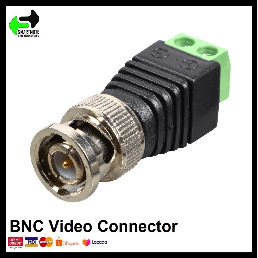 CCTV Male BNC Video Connector for use with CAT5/6 Cable COD BJC5 ...