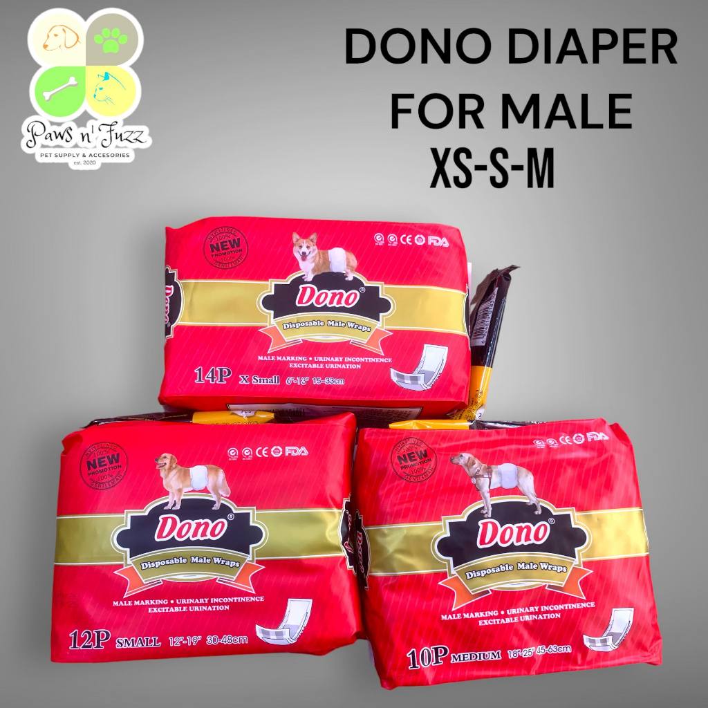 DONO DISPOSABLE DIAPER (for Male) | Shopee Philippines