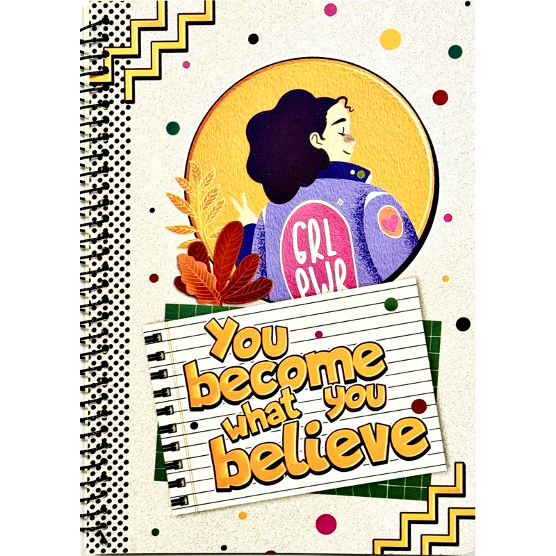 SpringLeaf 685 Spiral Notebook Make a statement single looped 80 leaves ...