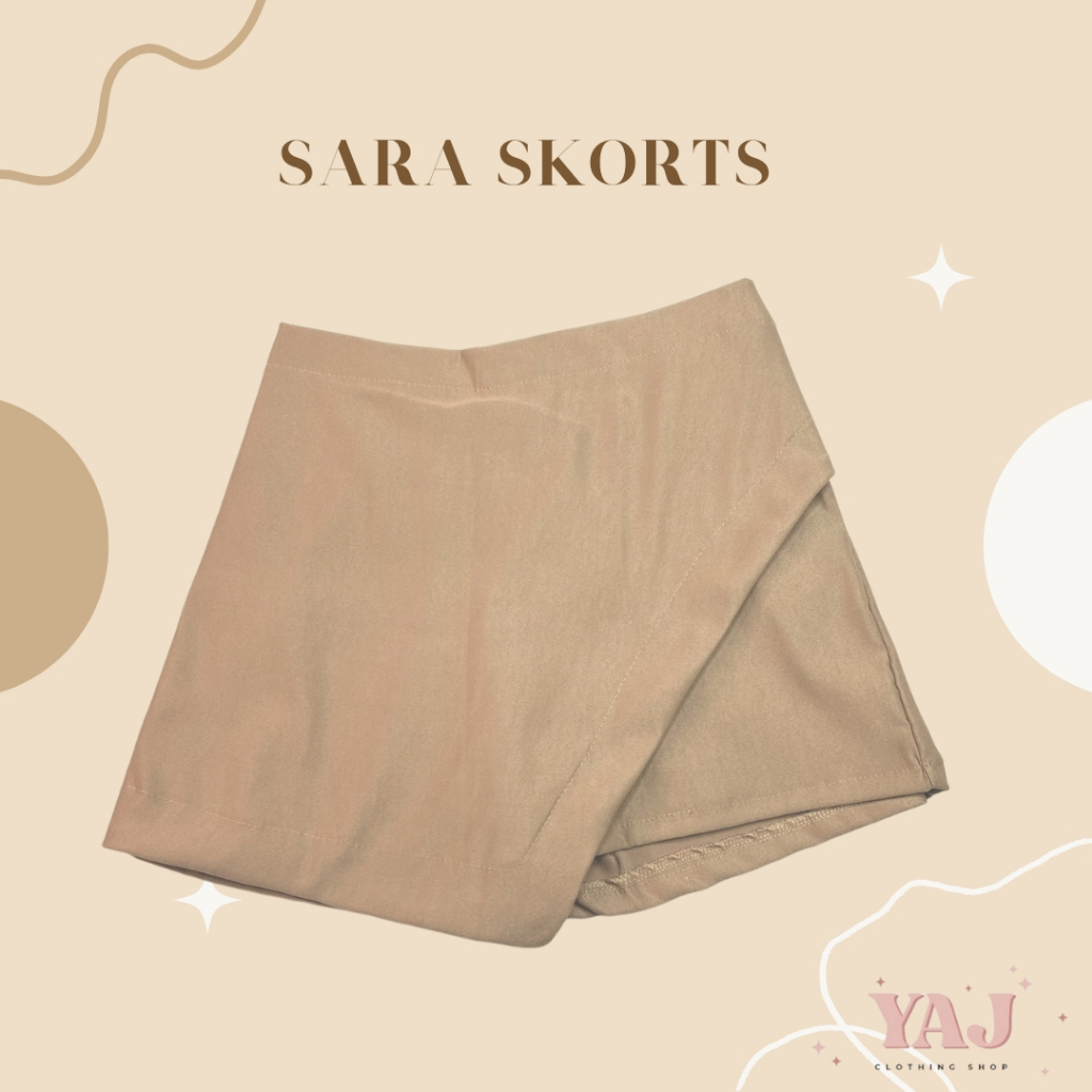 YAJ Sara Simple Skorts. Korean-Inspired Style | Shopee Philippines