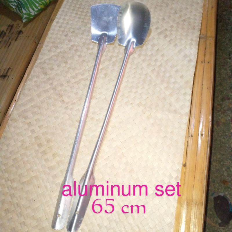 Aluminum sandok and sianse set 64 cm/25 " long | Shopee Philippines