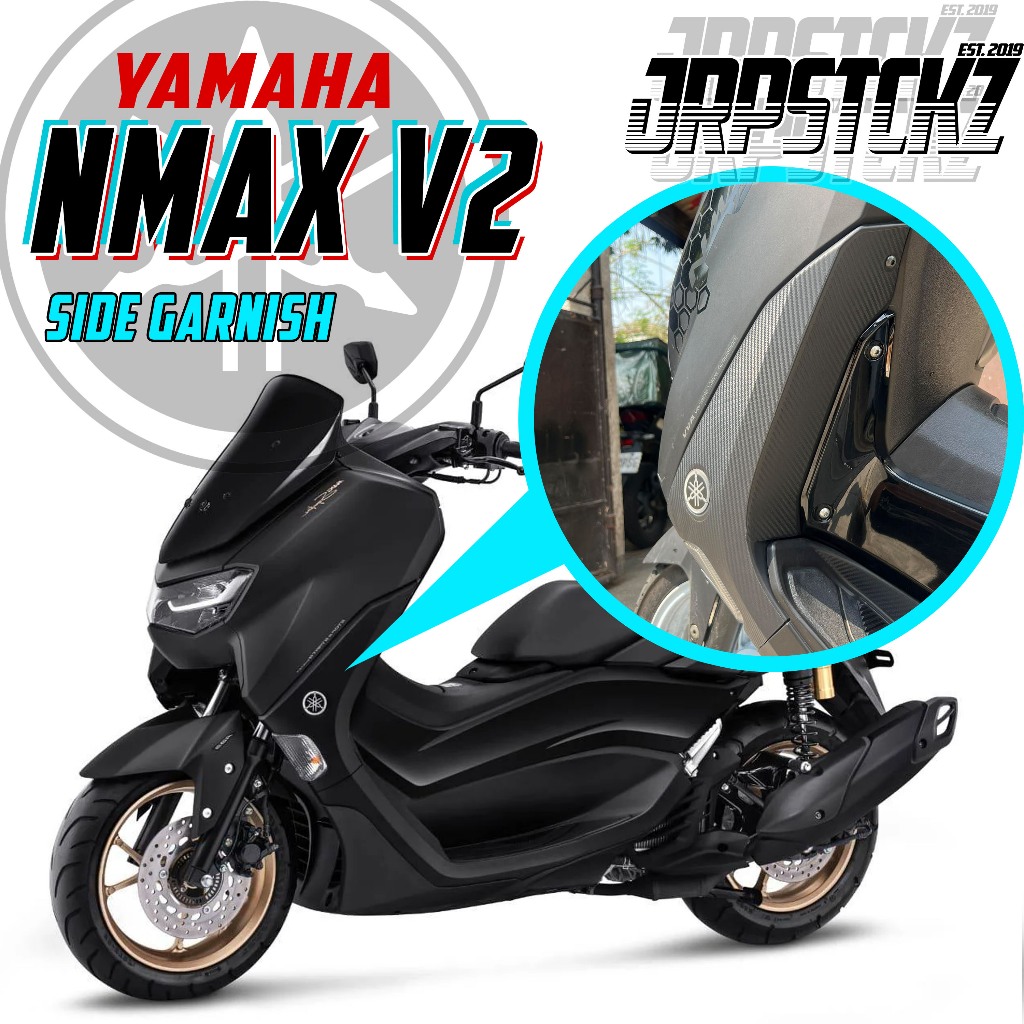 NMAX V2 SIDE GARNISH Matte Carbon | Ready to Install, Easy to DIY ...