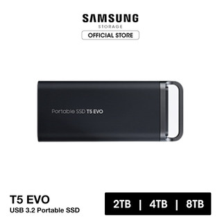 Samsung T5 EVO 2TB/4TB/8TB USB 3.2 Gen 1 Up to 460MB/s Transfer Speed Portable SSD Solid State ...