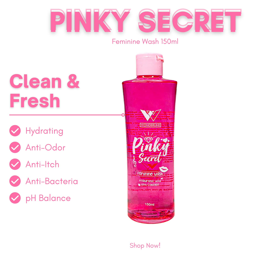Authentic Pinky Secret Feminine Wash by Loline | Shopee Philippines