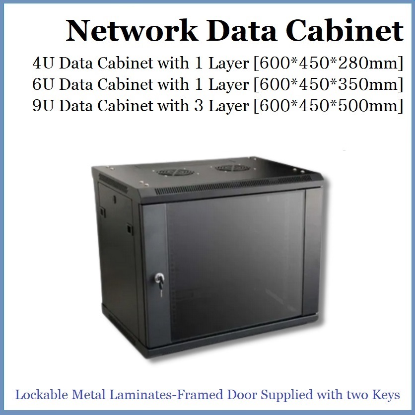 Network Data Cabinet for 4U/6U/9U with Layers | Shopee Philippines