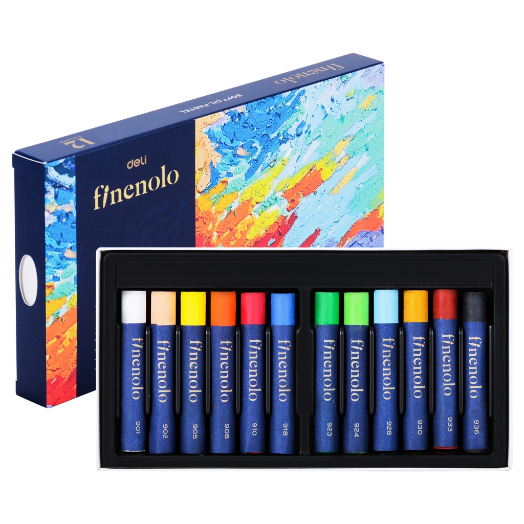 Deli C212-12 Finenolo Oil Pastel 12 Colors | Shopee Philippines