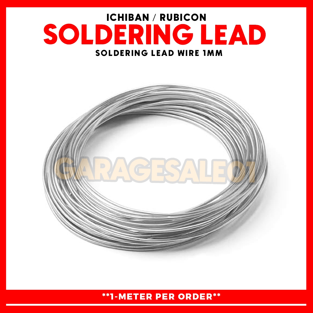 1 METER RUBICON/ICHIBAN SOLDERING LEAD WIRE 1MM (QUALITY JAPAN ...