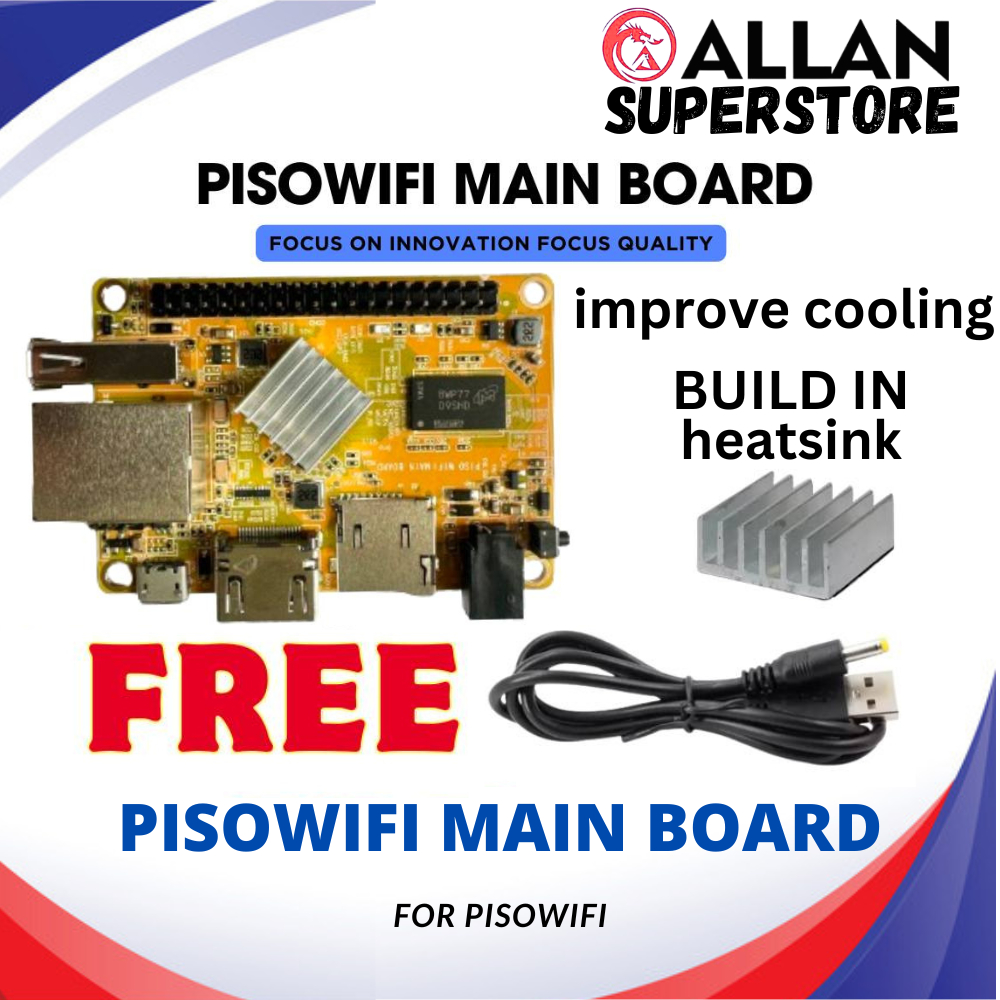 Allan Superstore PISOWIFI MAIN BOARD for PISOWIFI | Custom Board | Main ...