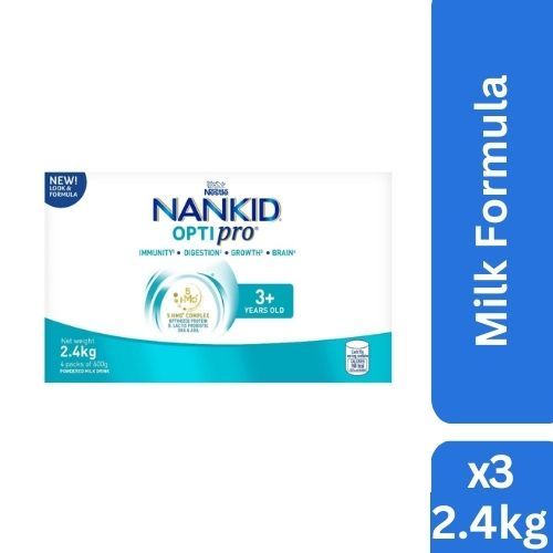 NANKID® OptiPro Four Powdered Milk For Children Above 3 Years Old 2.4kg ...