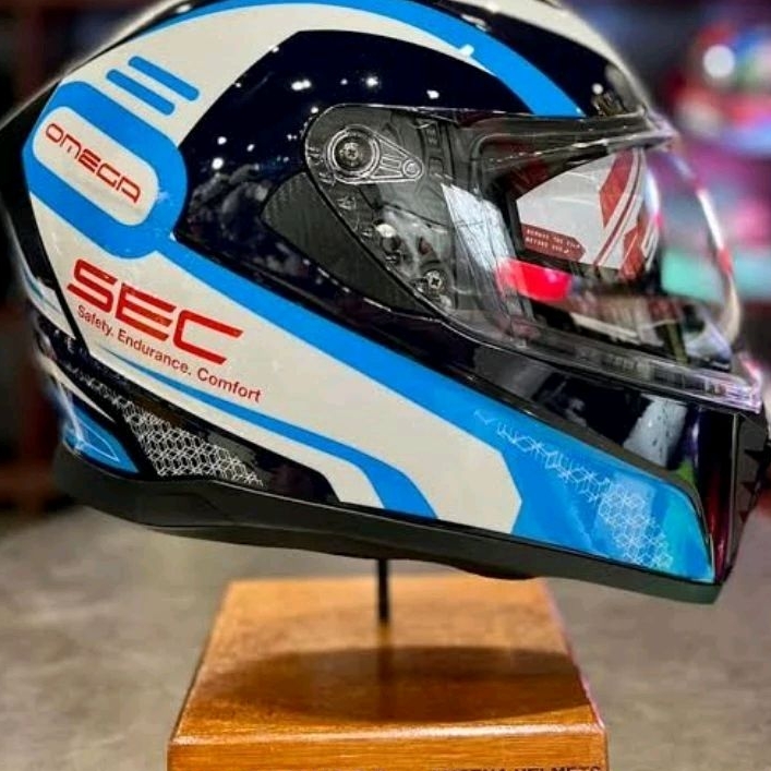 Sec Breach omega full face helmet dual visor | Shopee Philippines