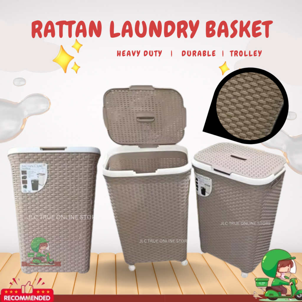 Uniglobal High Quality Rattan Cane Laundry Basket | Shopee Philippines