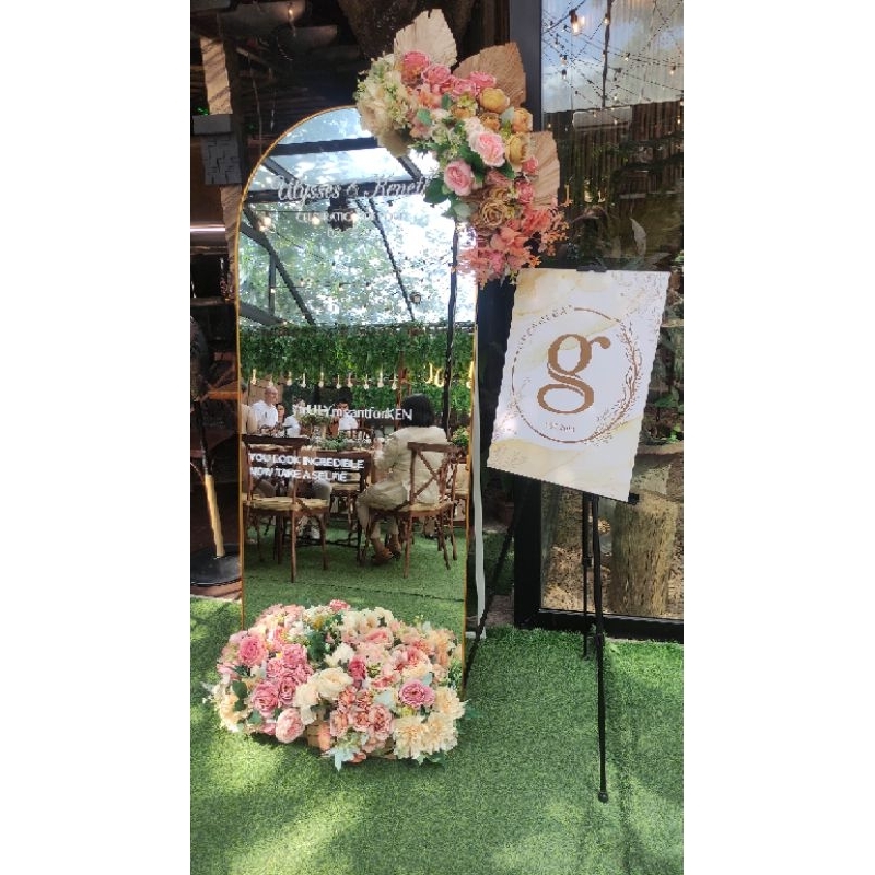 FAST SHIPPING, FREE LAYOUT Selfie Mirror Decals Sticker for Wedding ...