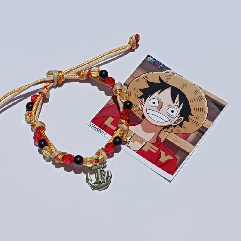 One Piece Luffy, Sanji, Shanks, Zoro and Usopp Inspired Bracelet ...