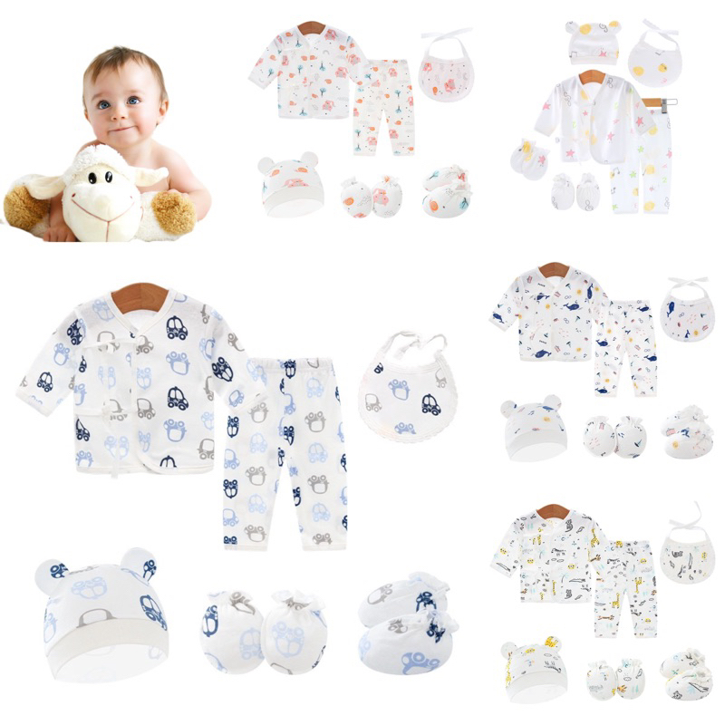 6pcs/set New Born Baby Clothes Set Newborn Clothes For Boys Newborn ...