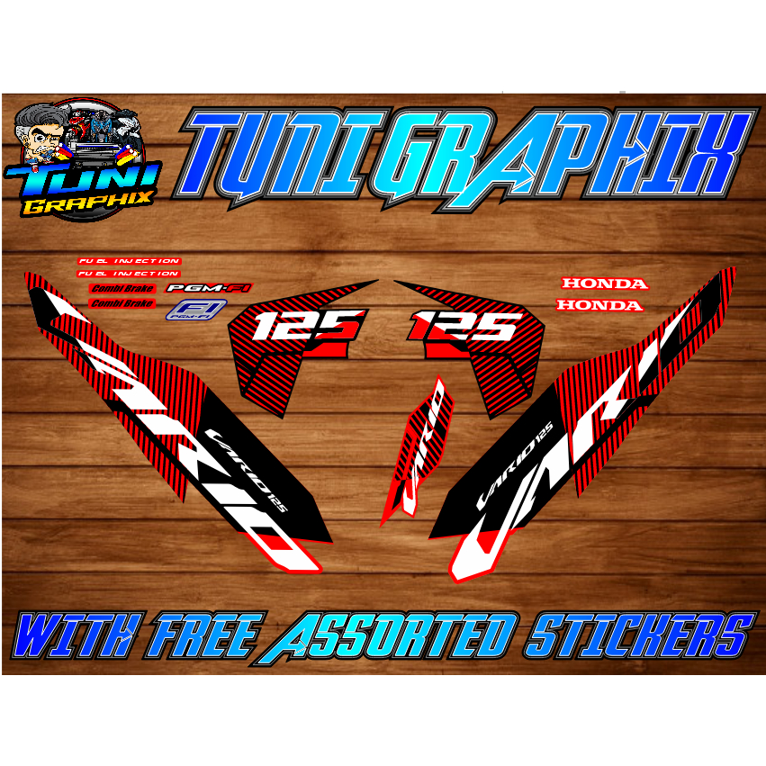 CLICK 125i V3 / V4 VARIO HONDA VARIO MOTORCYCLE DECALS | Shopee Philippines