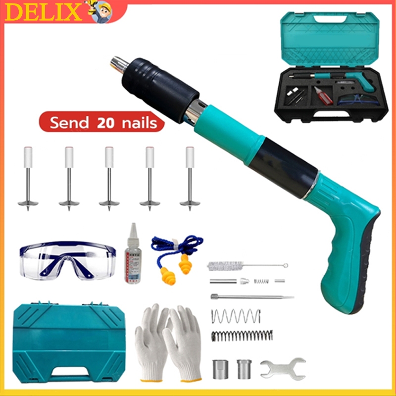 Nail Puncher Gun Nail Guns Concrete Steel Wall Anchor Wire Slotting ...
