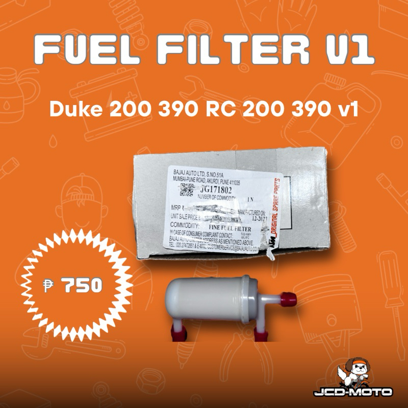 JG171802 KTM FUEL FILTER for Duke 200 390 RC 200 390 V1 | Shopee ...