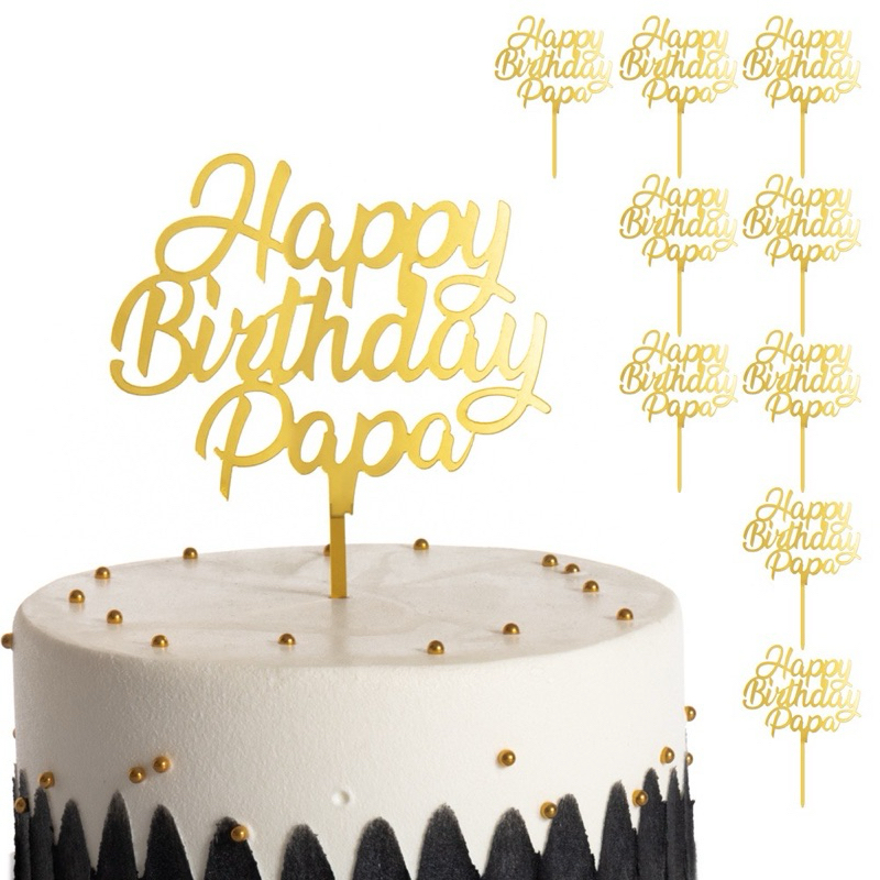 Happy Father’s Day Cake Topper Acrylic Topper Happy birthday mom mama ...