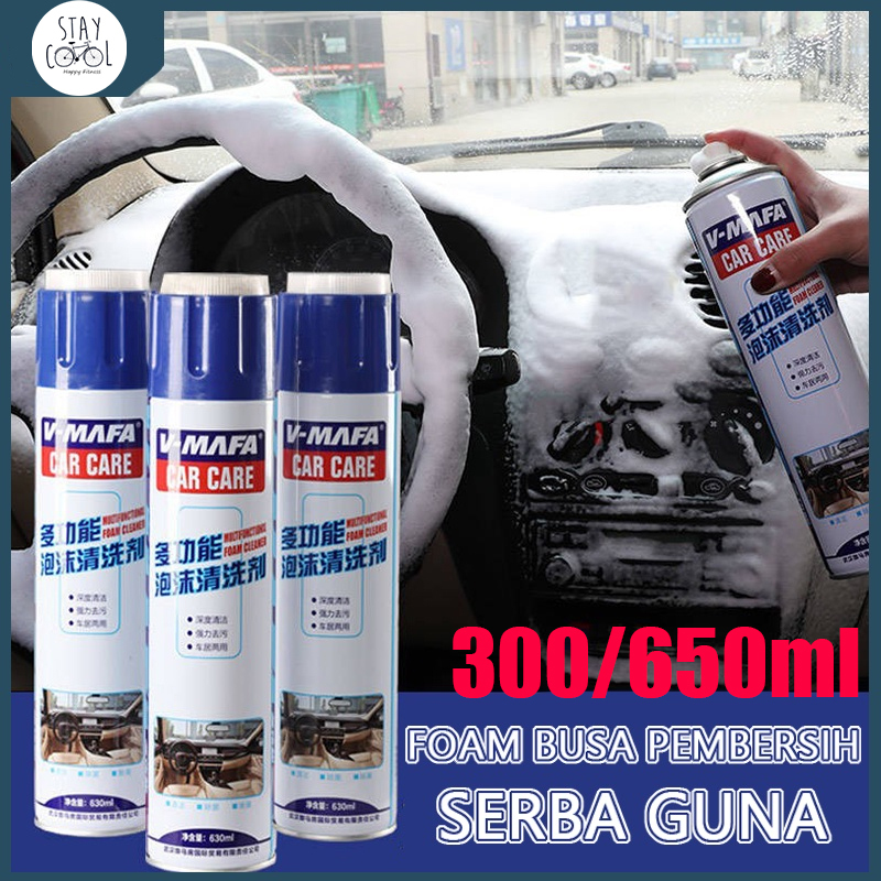 650ML MultiFunctional Foam Cleaner Spray Foam Cleaner for Car and House Spray COD | Shopee ...