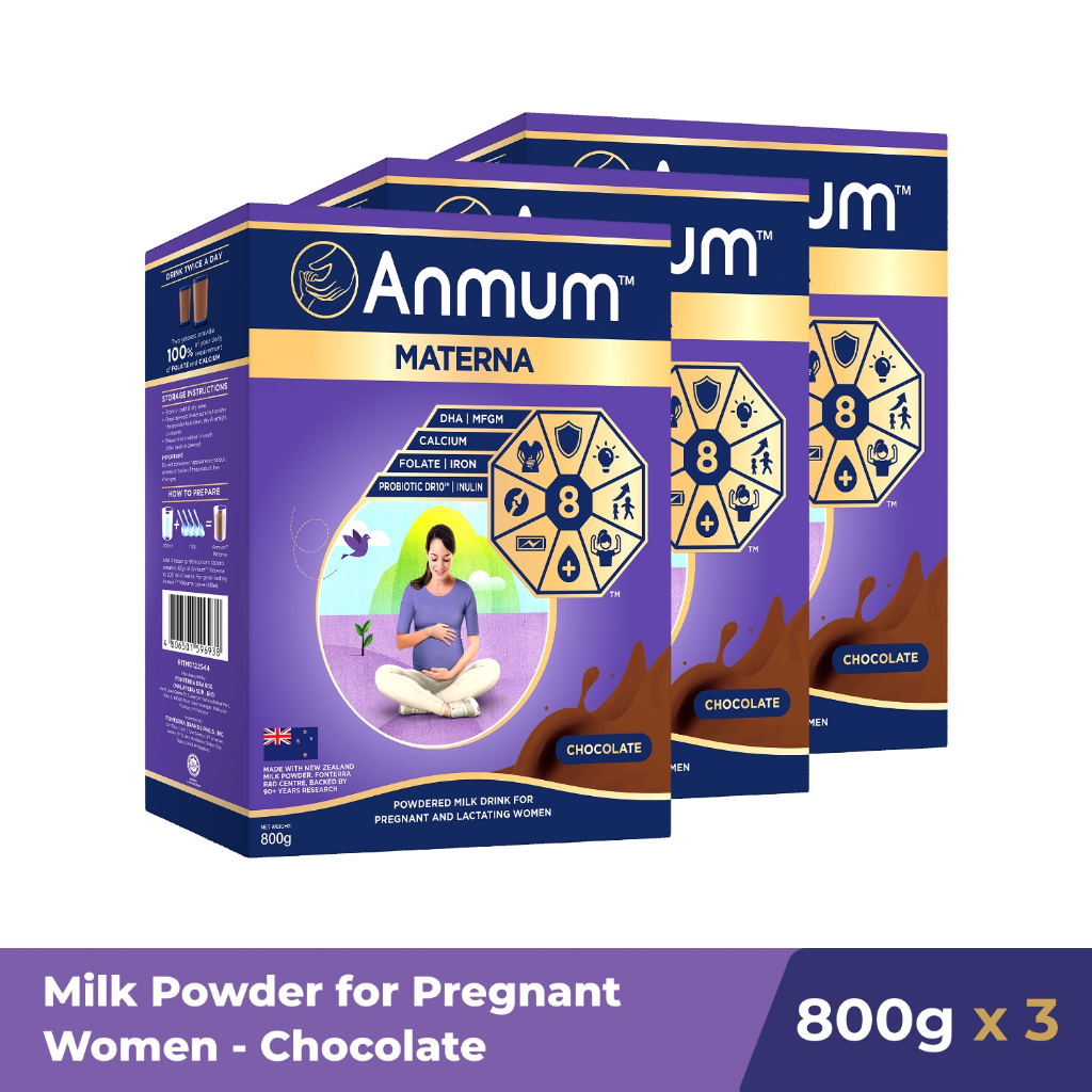 Anmum Materna Pregnancy Milk Powder Chocolate 800G x 3 | Shopee Philippines