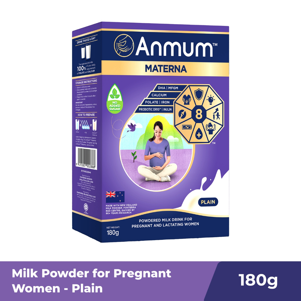 Anmum Materna Pregnancy Milk Powder Plain 180G | Shopee Philippines