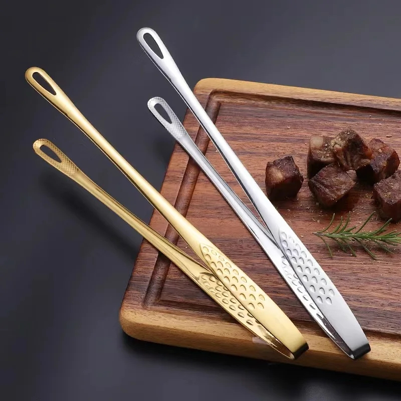 Kapmore Stainless Steel Food Tongs Long Handle Non-Slip Barbecue Tongs ...