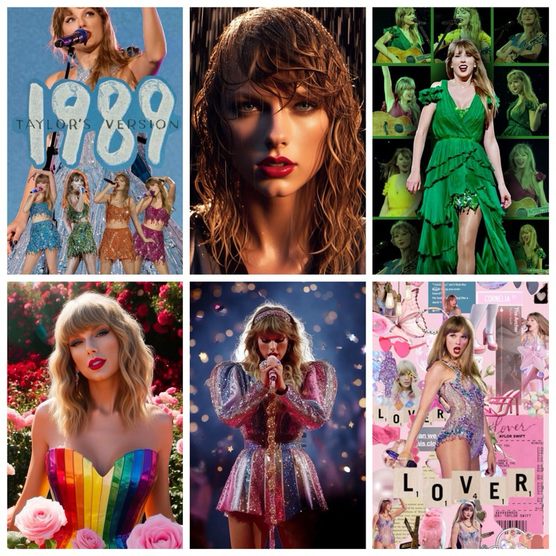 Taylor Swift Theme Photo wall decor A4 Size Laminated | Shopee Philippines