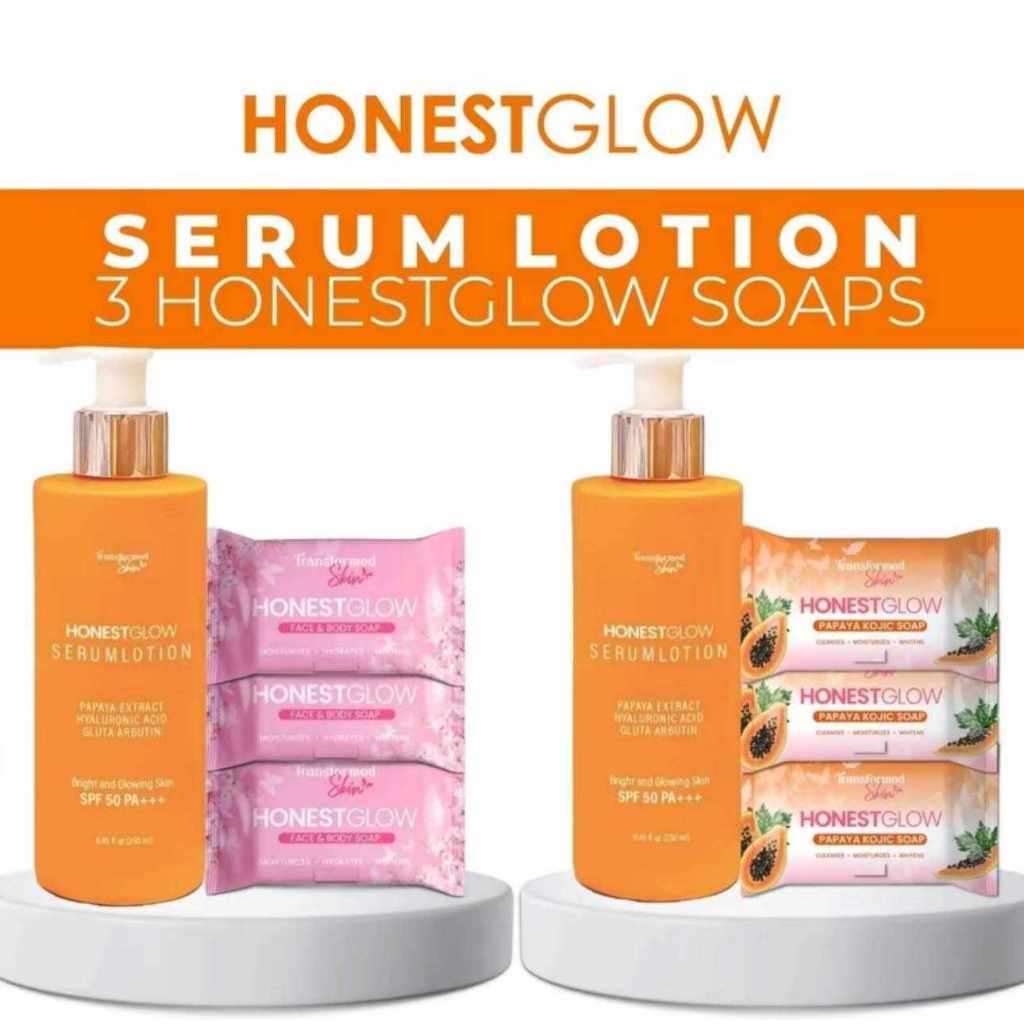 Honest Glow Soap and Serum Lotion | Shopee Philippines