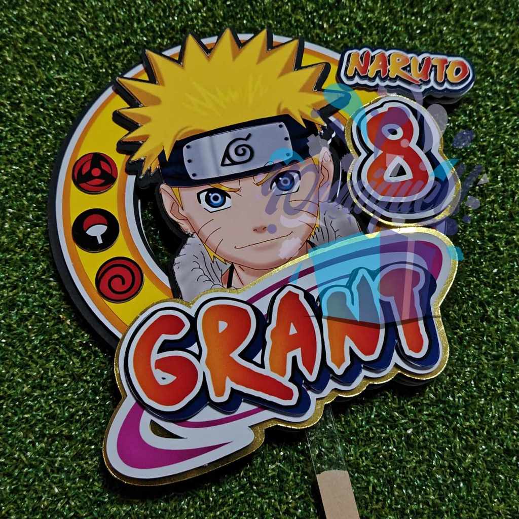 Naruto Cake Topper (3D/Layered) | Shopee Philippines