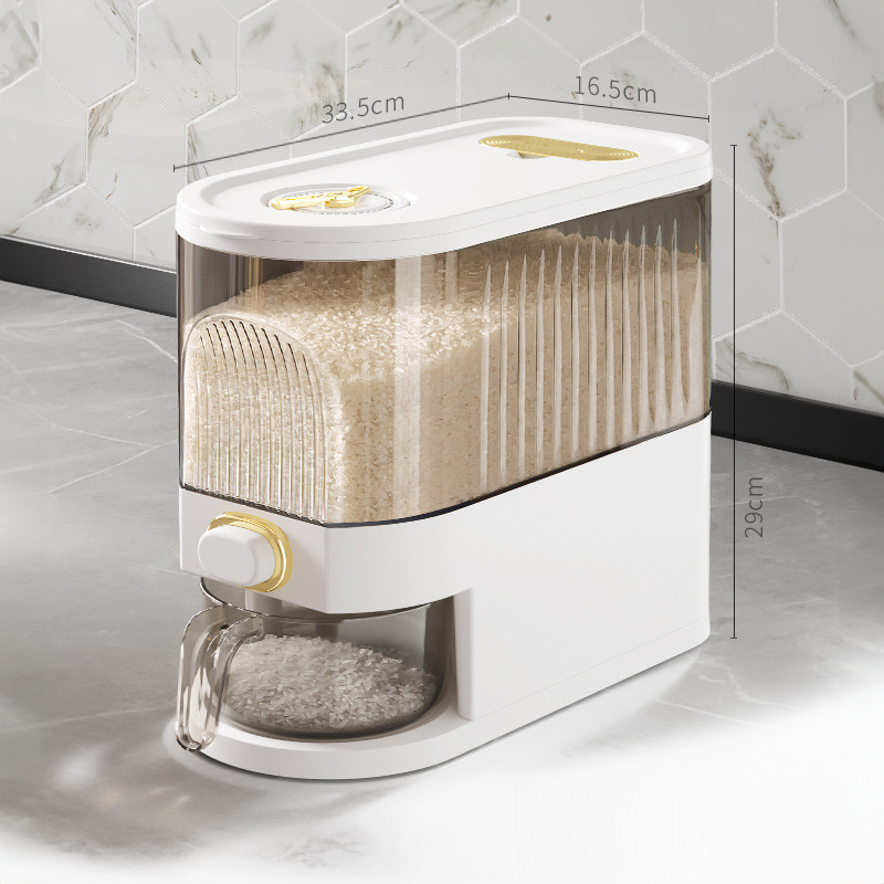 10KG Rice Dispenser nano barrel insect-proof Rice storage box moisture ...