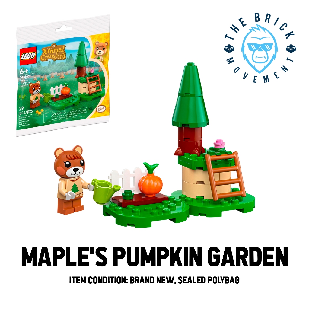 LEGO® ANIMAL CROSSING Maple's Pumpkin Garden Polybag | Shopee Philippines