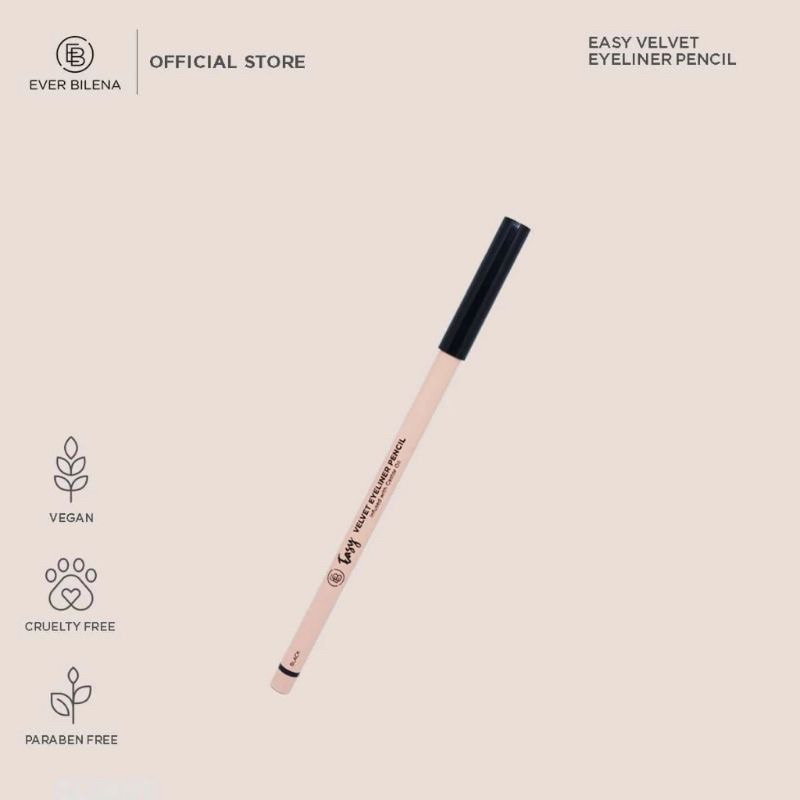 EB Easy Velvet Eyeliner Pencil (BLACK) | Shopee Philippines