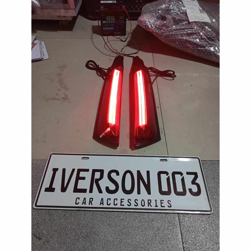 Rear Side Trunk Pillar LED Tail Extension for Toyota Fortuner 2016 to ...