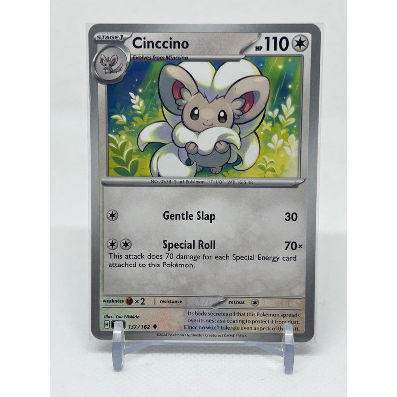 Pokemon TCG Cinccino Non Holo 137162 Temporal Forces | Shopee Philippines