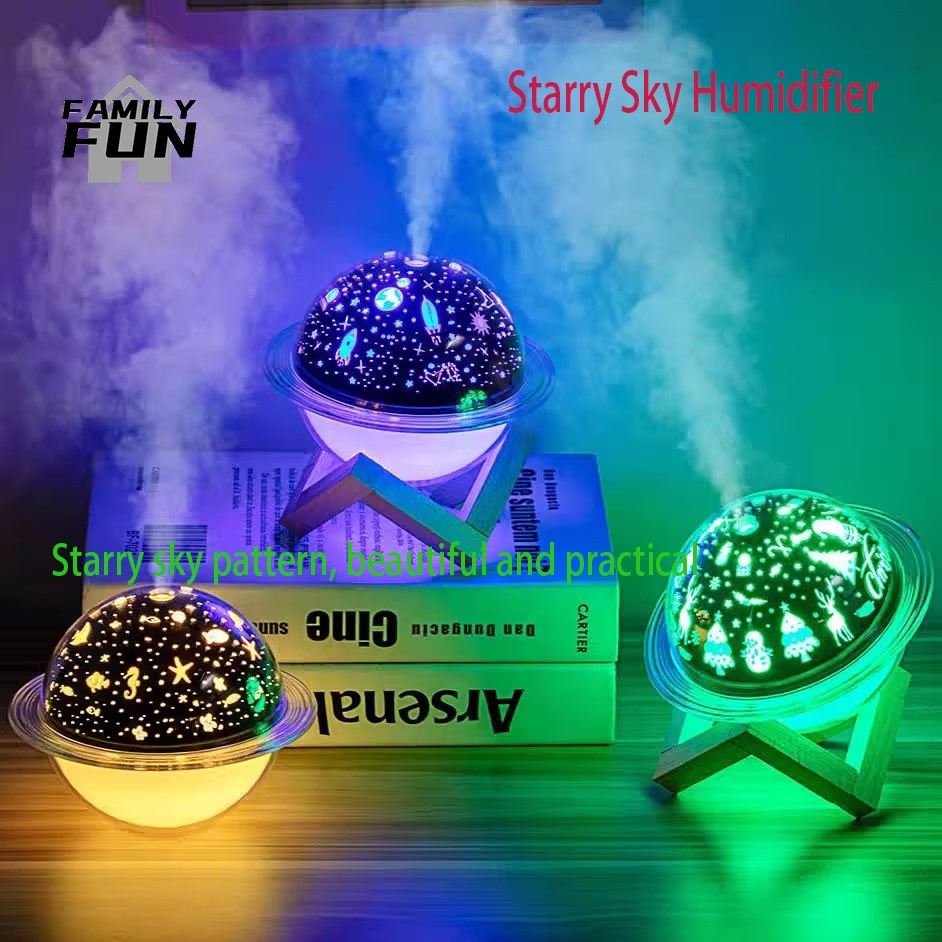 Led Star Sky Projection Light Humidifier USB Charging Space Astronaut ...