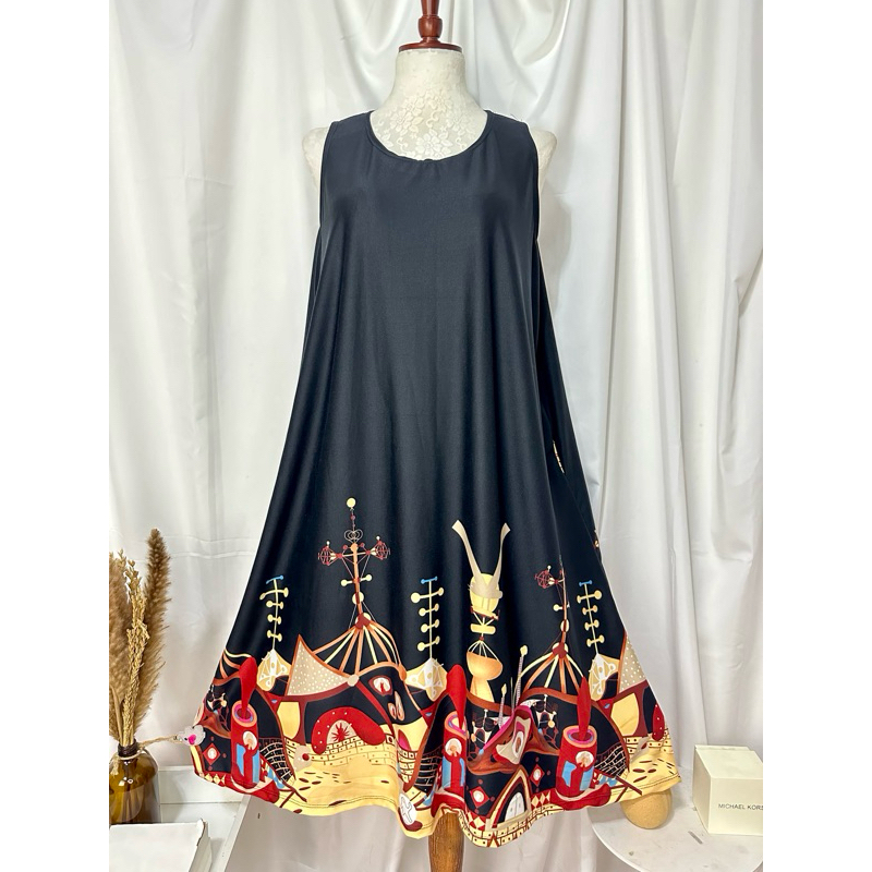 LEONY PLUS SIZE (UPTO 3XL) SLEEVELESS PAMBAHAY DUSTER DRESS WITH TWO ...