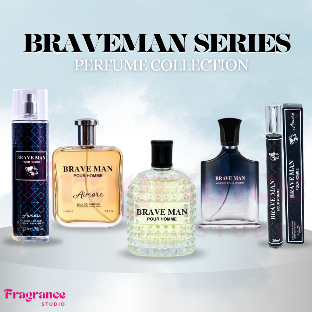 BraveMan 100ML Aimore Men Perfume Long Lasting | Shopee Philippines