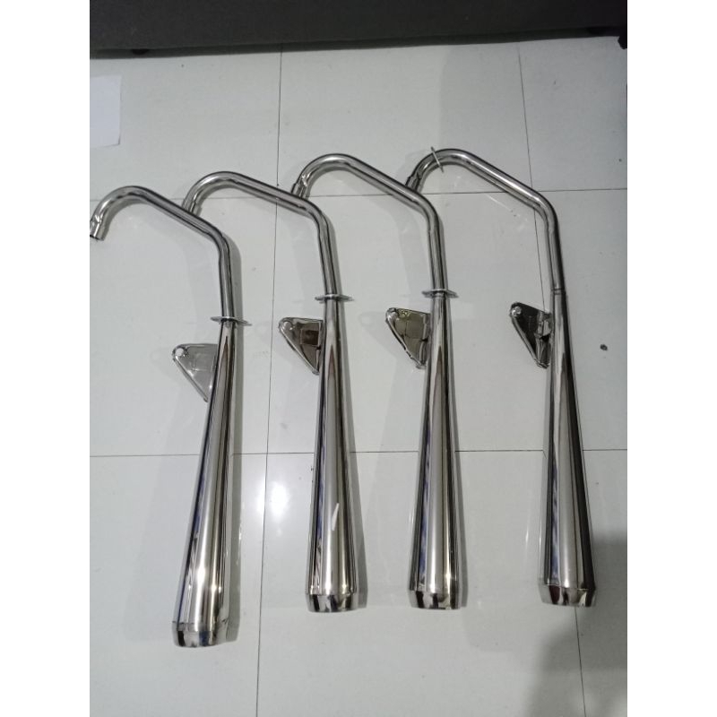 TMX 125 Alpha Chicken Pipe Stainless ( Malutong ang Tunog) | Shopee ...