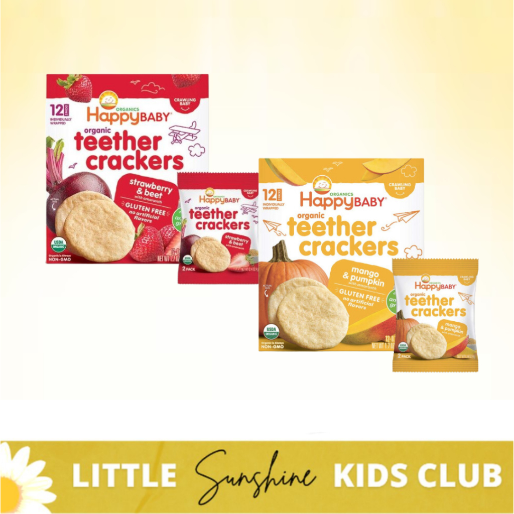 Little Sunshine | Happy Family Organics, Organic Teether Crackers, 12 ...