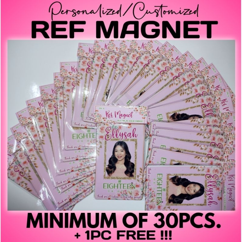 Customized/Personalized Ref Magnet | Shopee Philippines