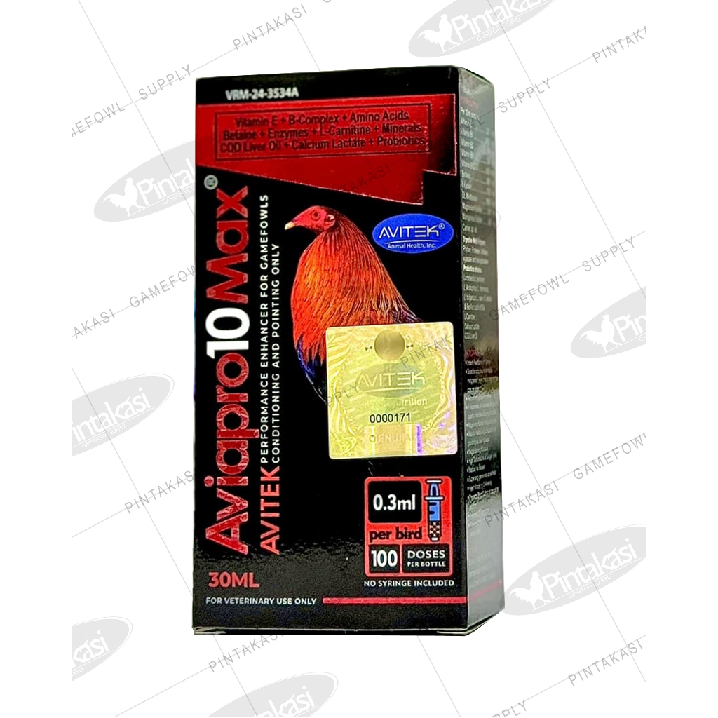 New Packaging Avitek AviaPro Max 10 All-in-one Supplement 30ml for ...